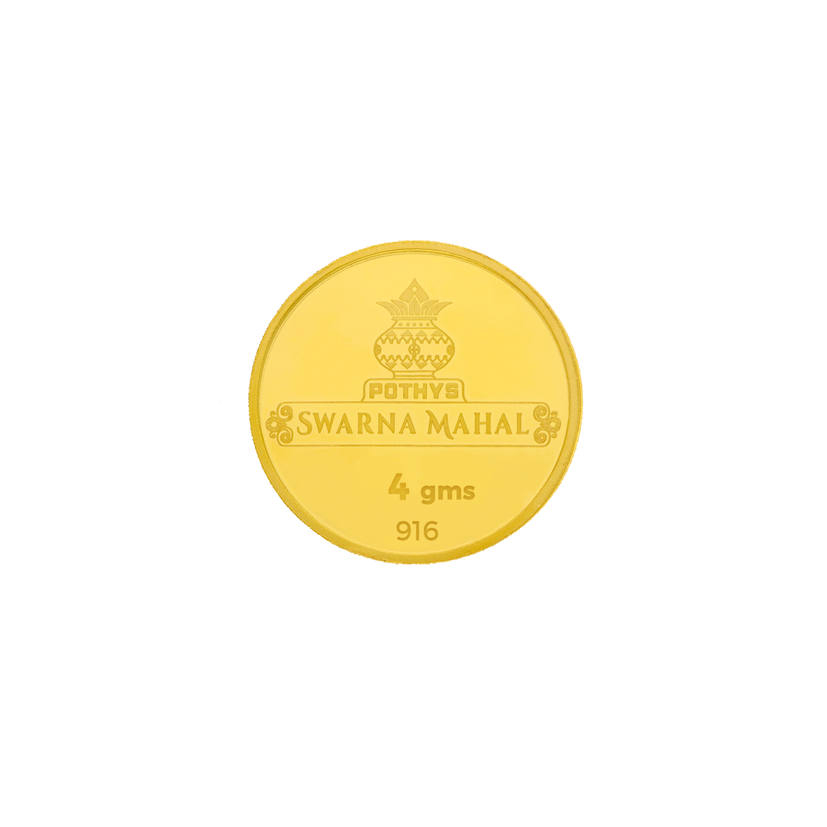 Buy 4 gram Gold Coin | King George 916 BIS Hallmarked | Pothys Swarna Mahal